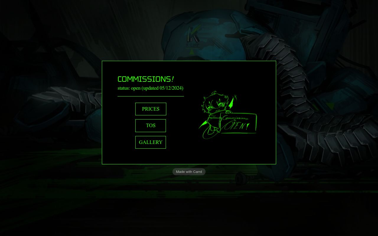 ChuuyaN's commission carrd